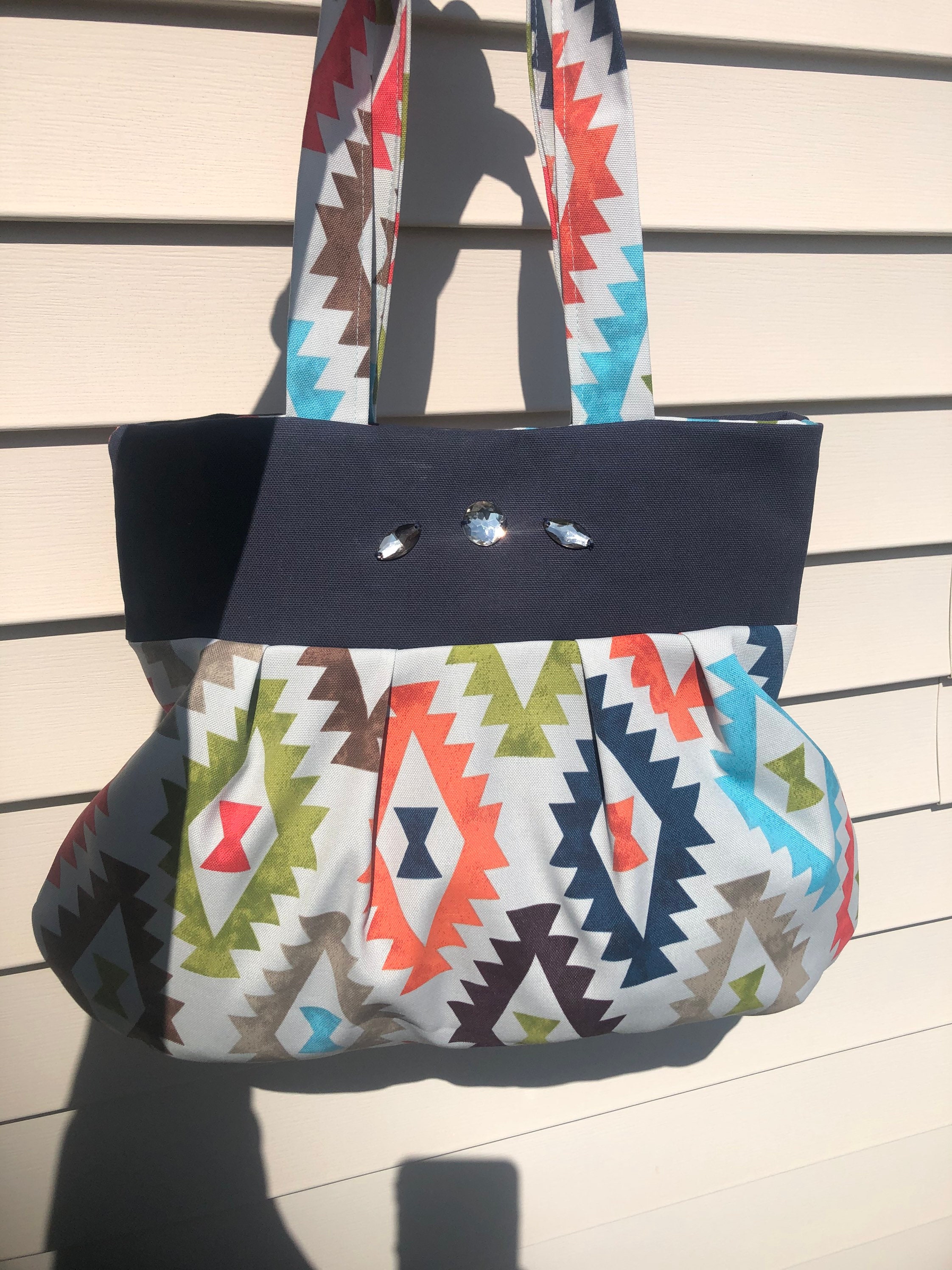 Blue Bag, Orange Bag, Cloth Bag, - Etsy