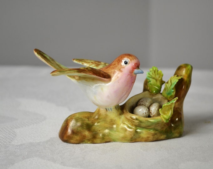 Vintage Crown Staffordshire Porcelain Robin Bird Figurine C1960s - Etsy