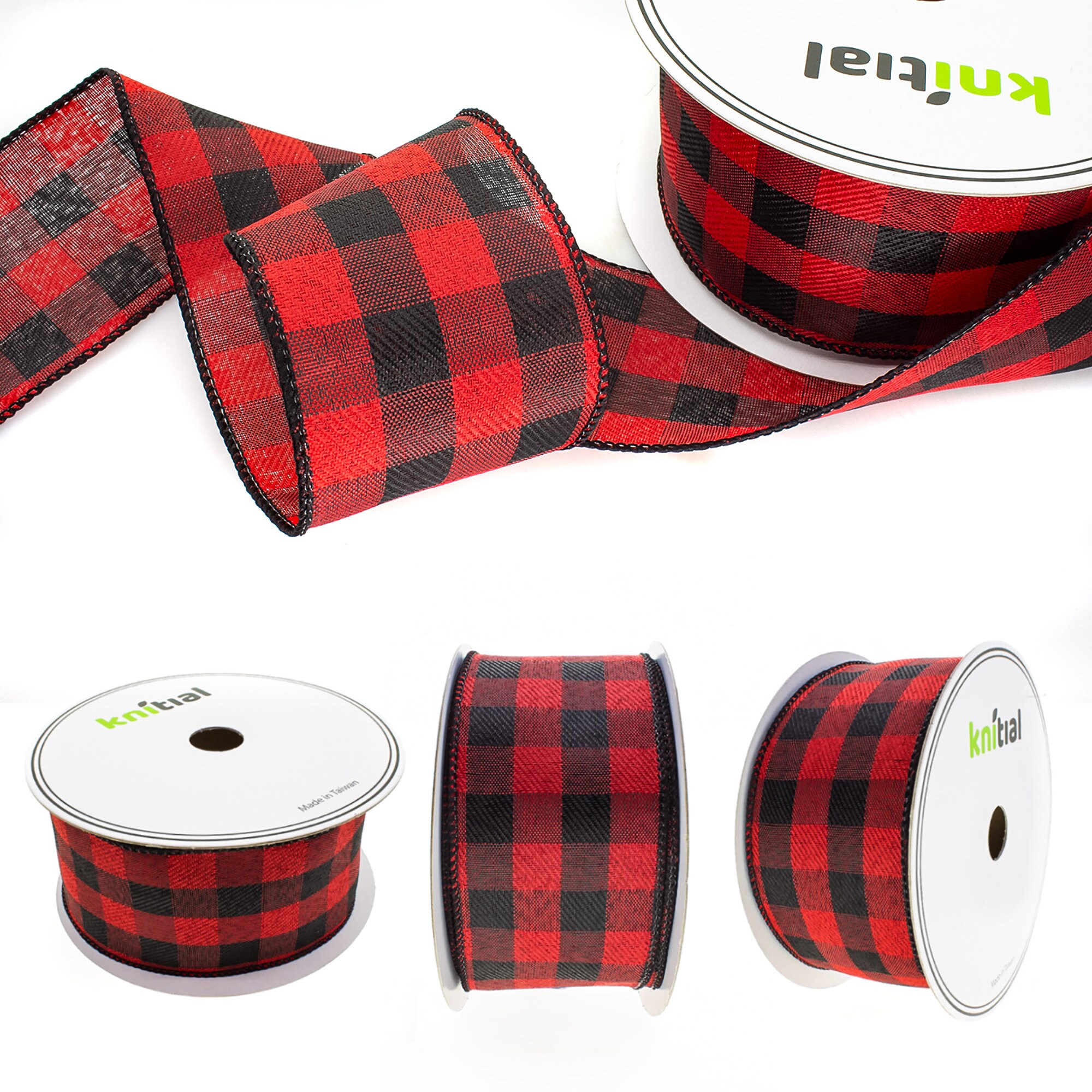 Buffalo Plaid Ribbon Full Rolls 1-1/2 Wide and 2-1/2 Wide X 25 Yards - Etsy