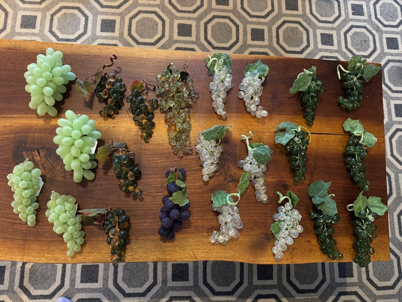 Faux Prop Mid-century Grape Clusters - Etsy