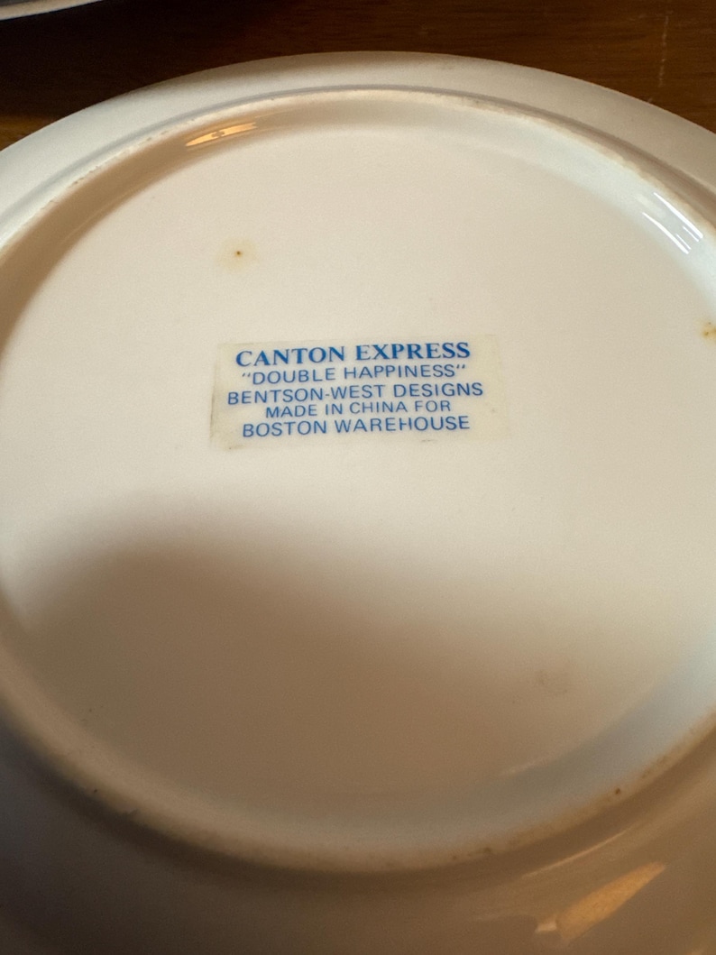 Vintage Canton Express Tableware – Double Happiness, Benson West - Etsy