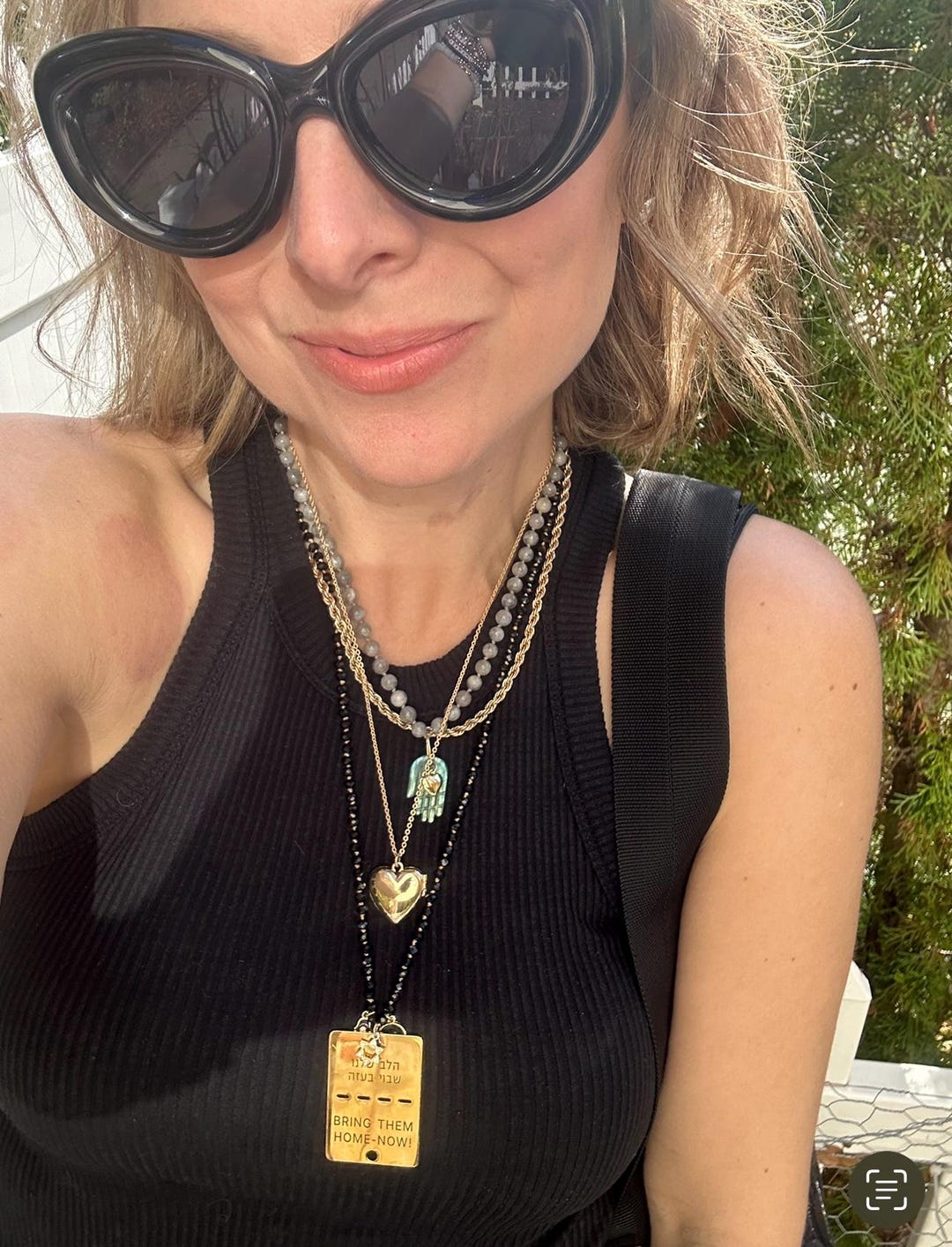 Black Sabbath Hostage Tag: Black Onyx Stones With Gold Silk Knotting ...