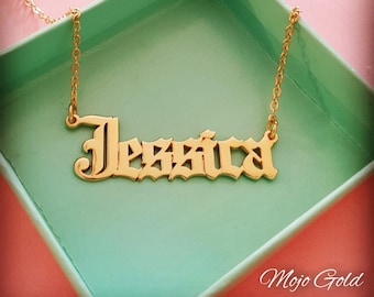 Jessica Name Chain - Etsy
