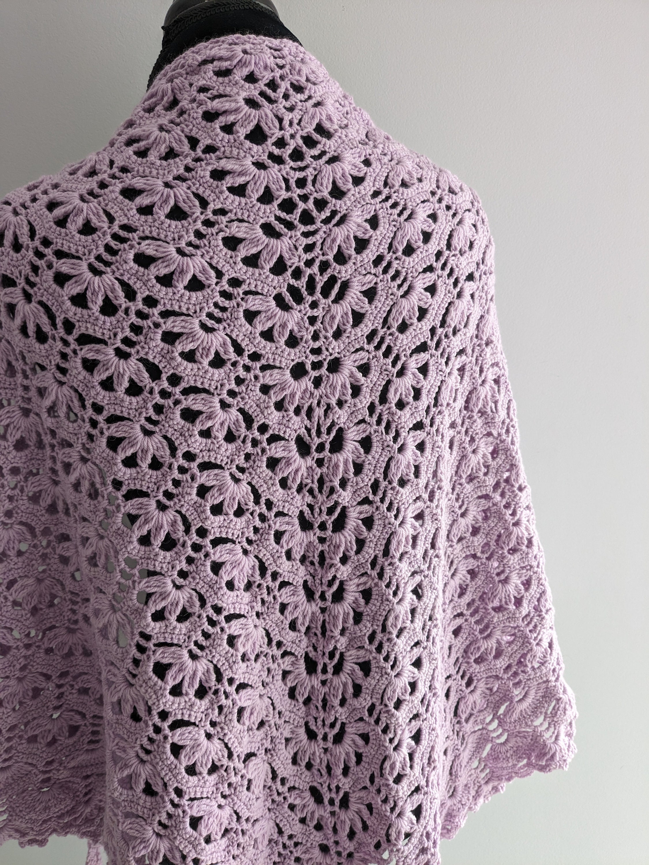 Shoulder Wrap Crochet Shawl Wedding Shawl Wrap Triangle Shawl Bridal ...