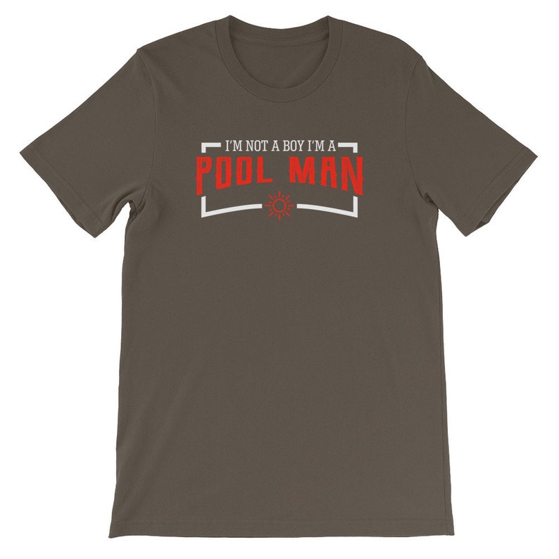 I'm Not A Boy I'm A Pool Man Shirt Cool Pool Man Shirt - Etsy