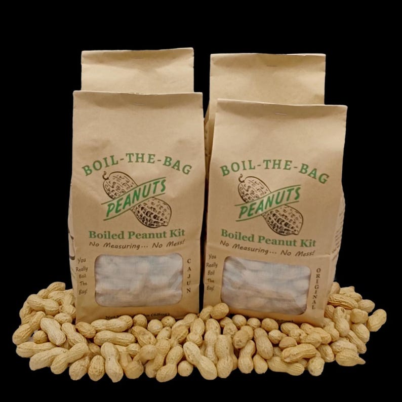 Simple Southern Snack - Boil-the-bag Peanuts - Boiled Peanuts Kit [4 ...