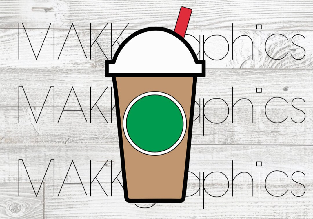 Frappe Cup SVG - Etsy
