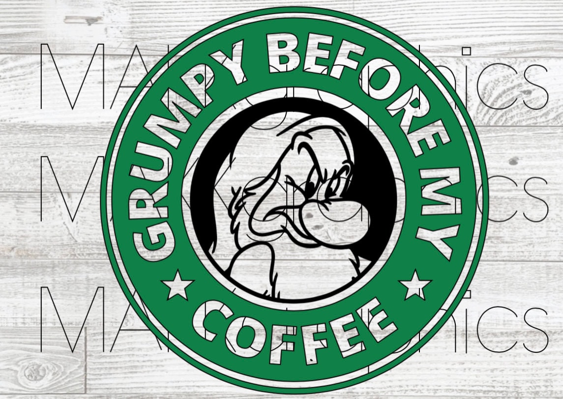 Grumpy Before Coffee - Etsy