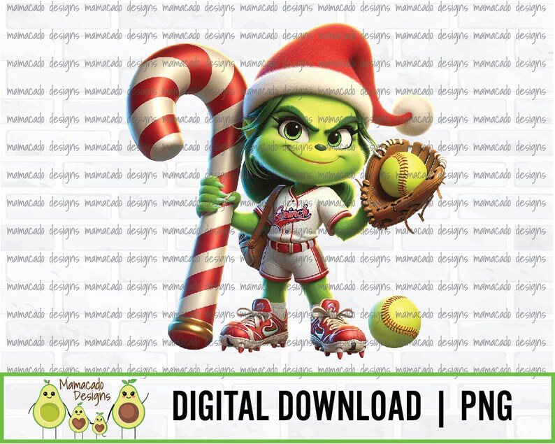 Softball Grinc Girl, Sports Grinc, Grinc Inspired Waterslide | DIGITAL ...