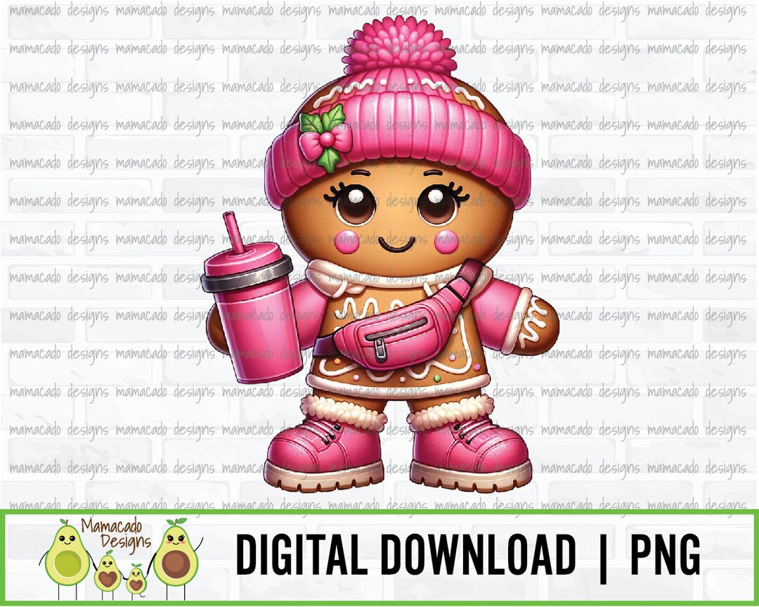 Cute Gingerbread Girl, Boujee Gingerbread Girl | Waterslide | DIGITAL ...