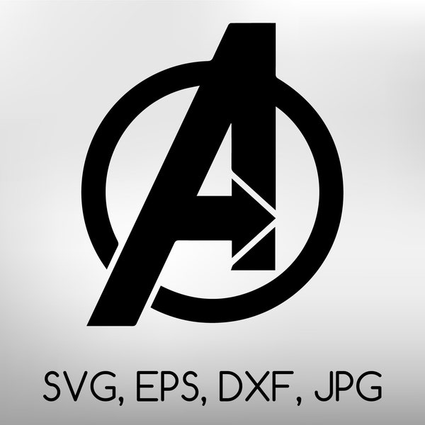 The Avengers Logo - Etsy