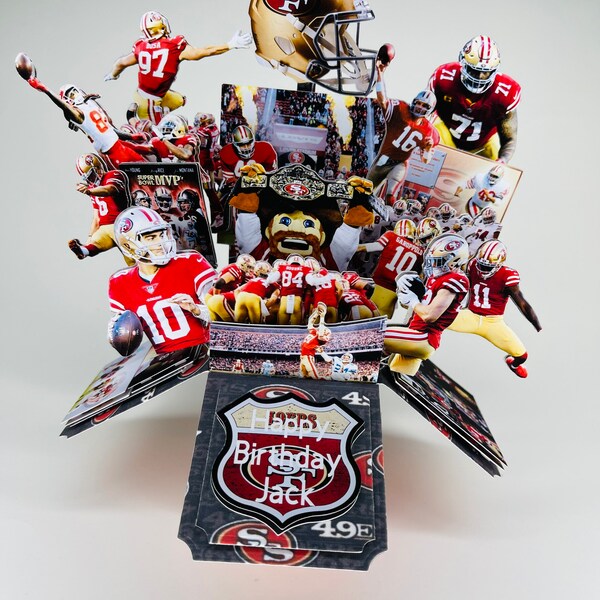 49ers Birthday Card - Etsy