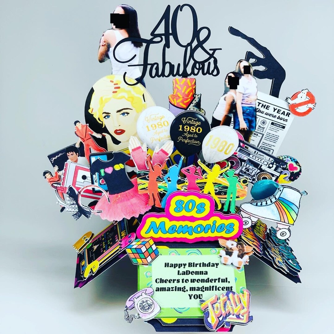 Totally 80s Birthday Card - Etsy