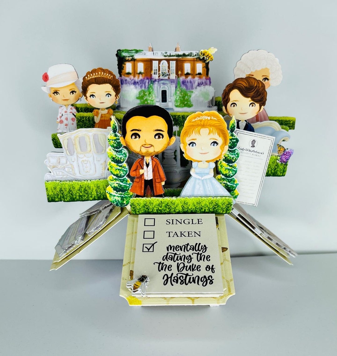 Promenade 3D Box Card - Etsy