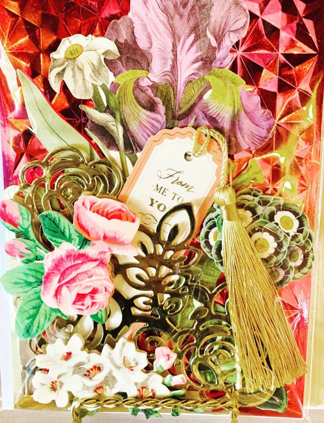 Assorted Bookmark Pocket Card - Etsy