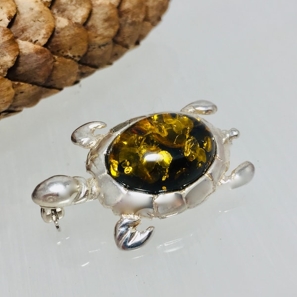 Sea Turtle Brooch - Etsy