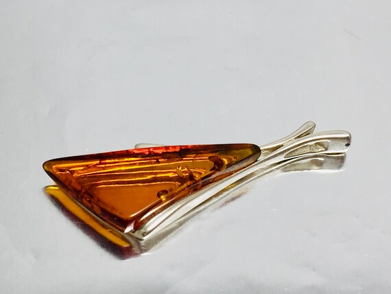 Baltic Amber Pendant Triangular Amber - Etsy