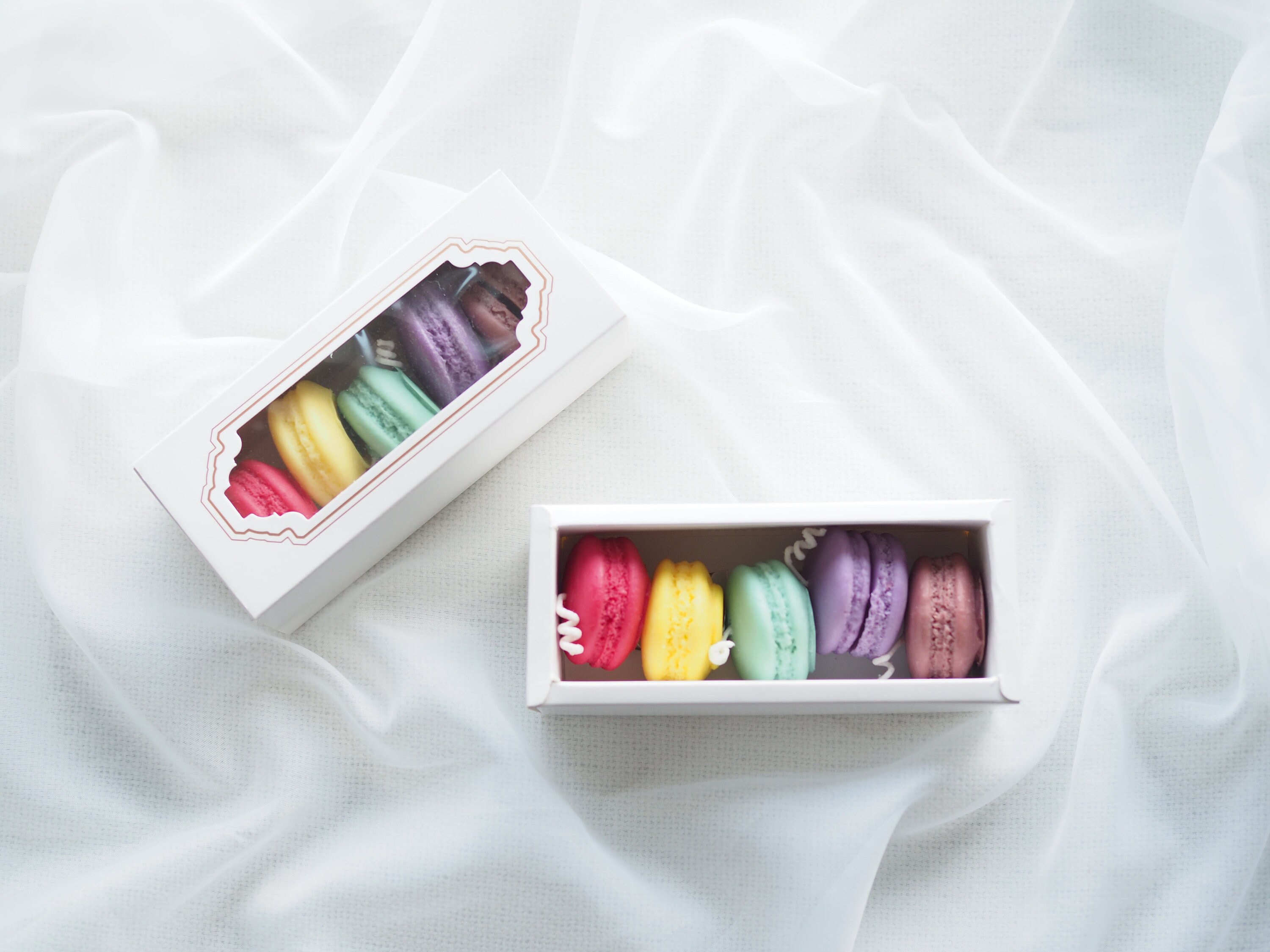 Macarons Candle Set, Special Gift, Unique Gift, Handmade Candle, Gift ...
