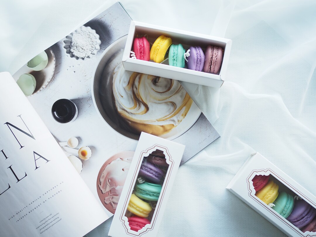 Macarons Candle Set, Special Gift, Unique Gift, Handmade Candle, Gift ...