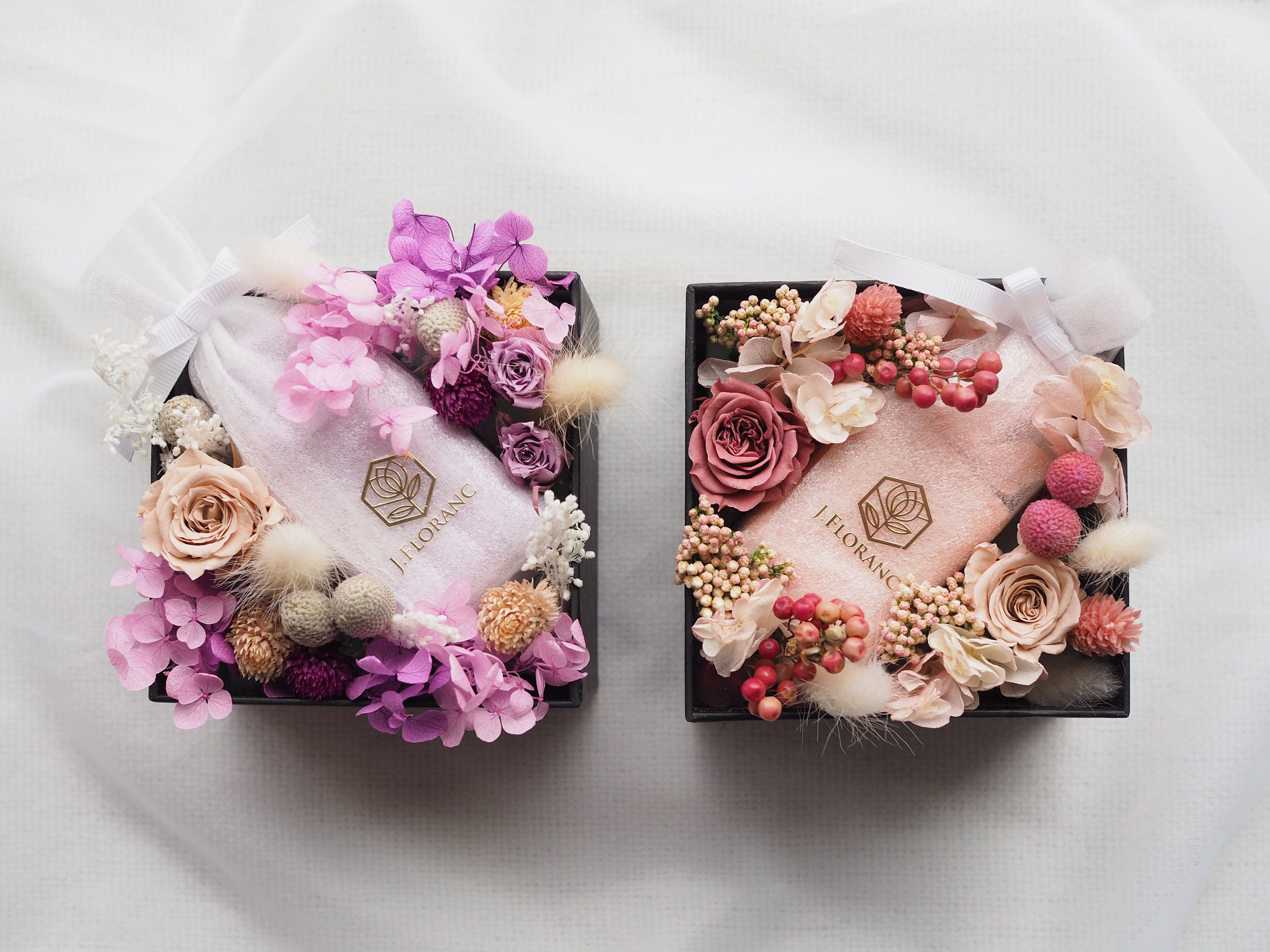 Flower Candle Box, Gift Box, Flower Box, Preserved Flower, Valentine’s ...
