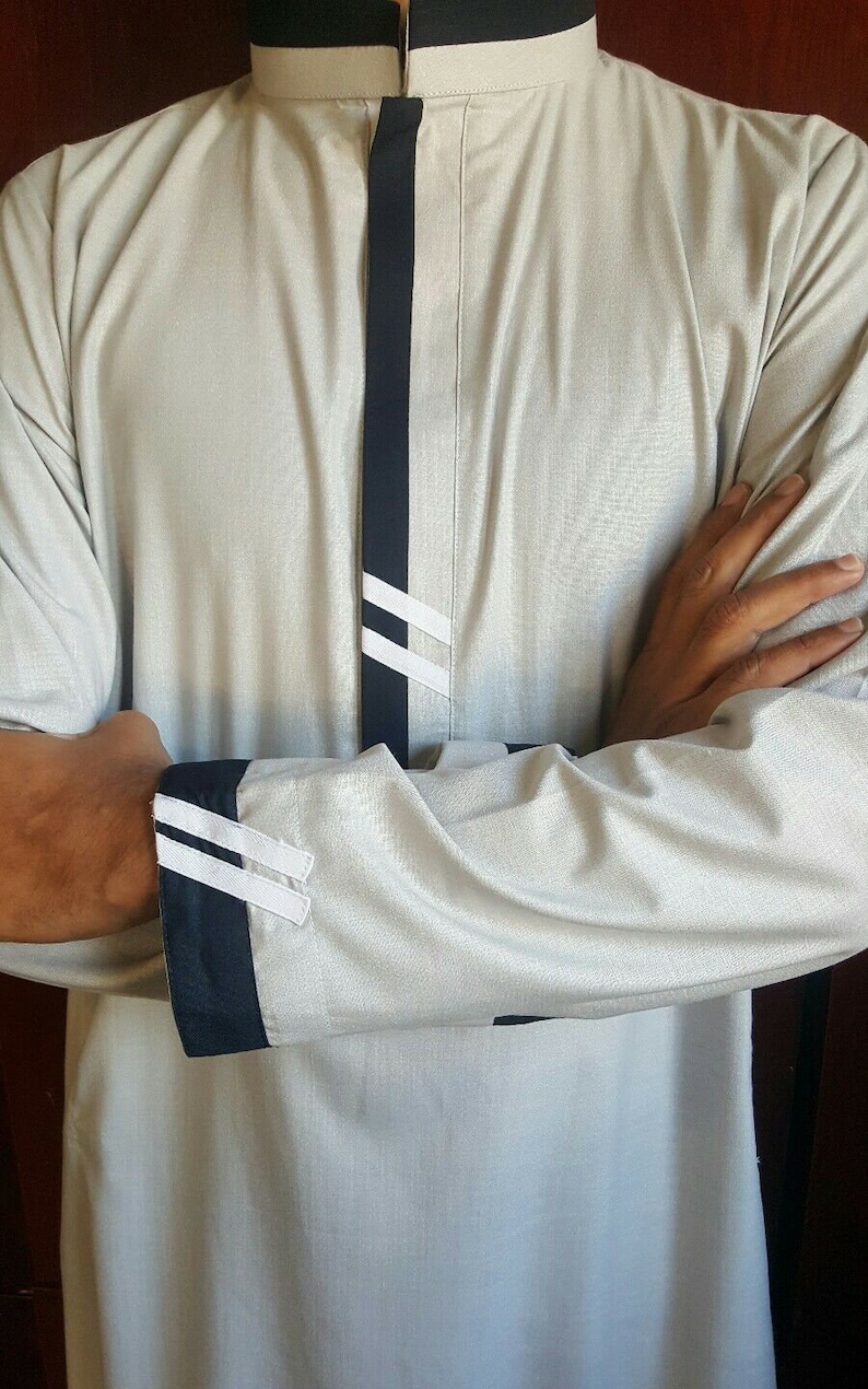 Thobes Thobe Hooded Designer Thobe Arabic Dress Islamic - Etsy