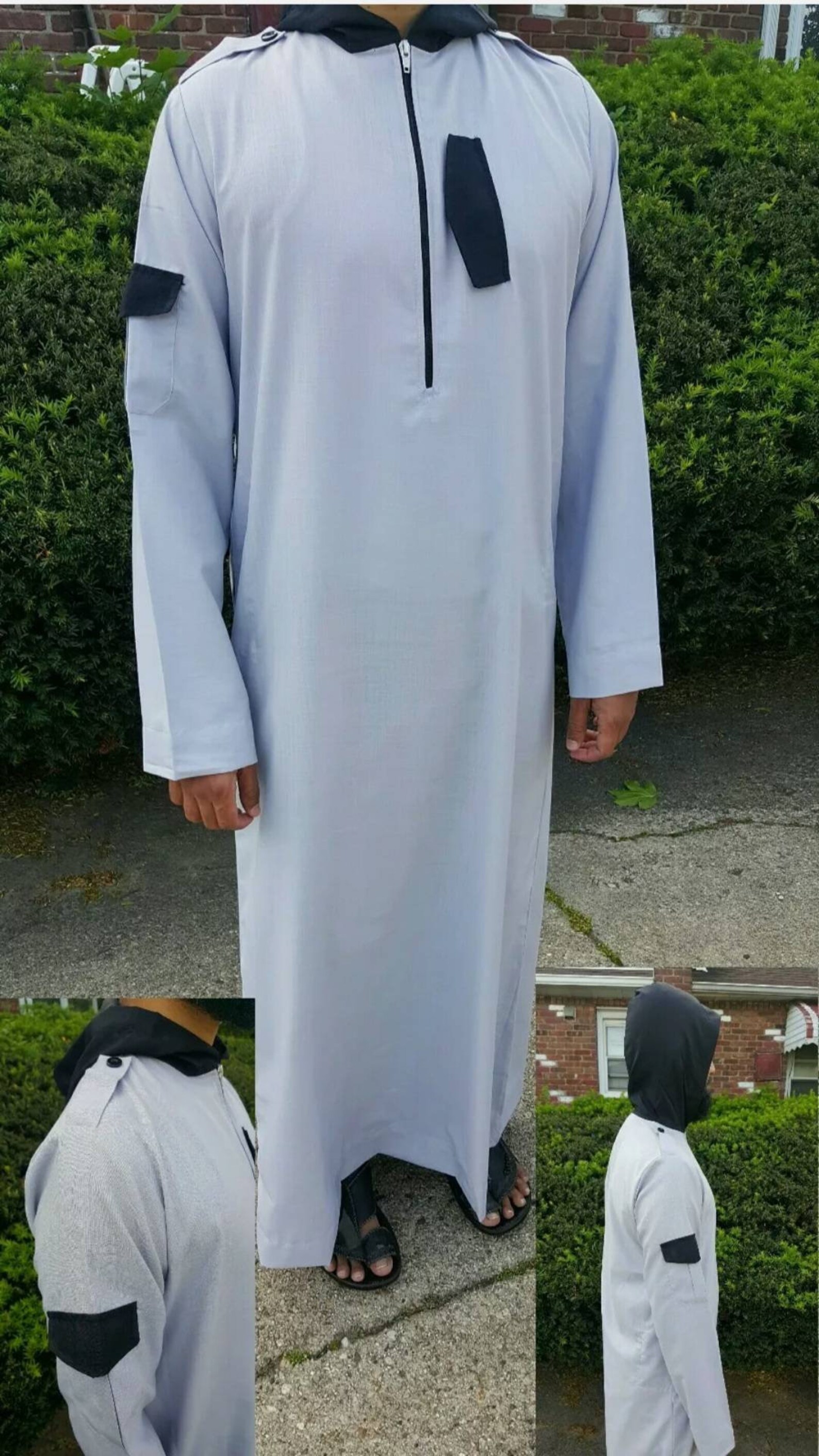 Thobes Thobe Hooded Designer Thobe Arabic Dress Islamic - Etsy