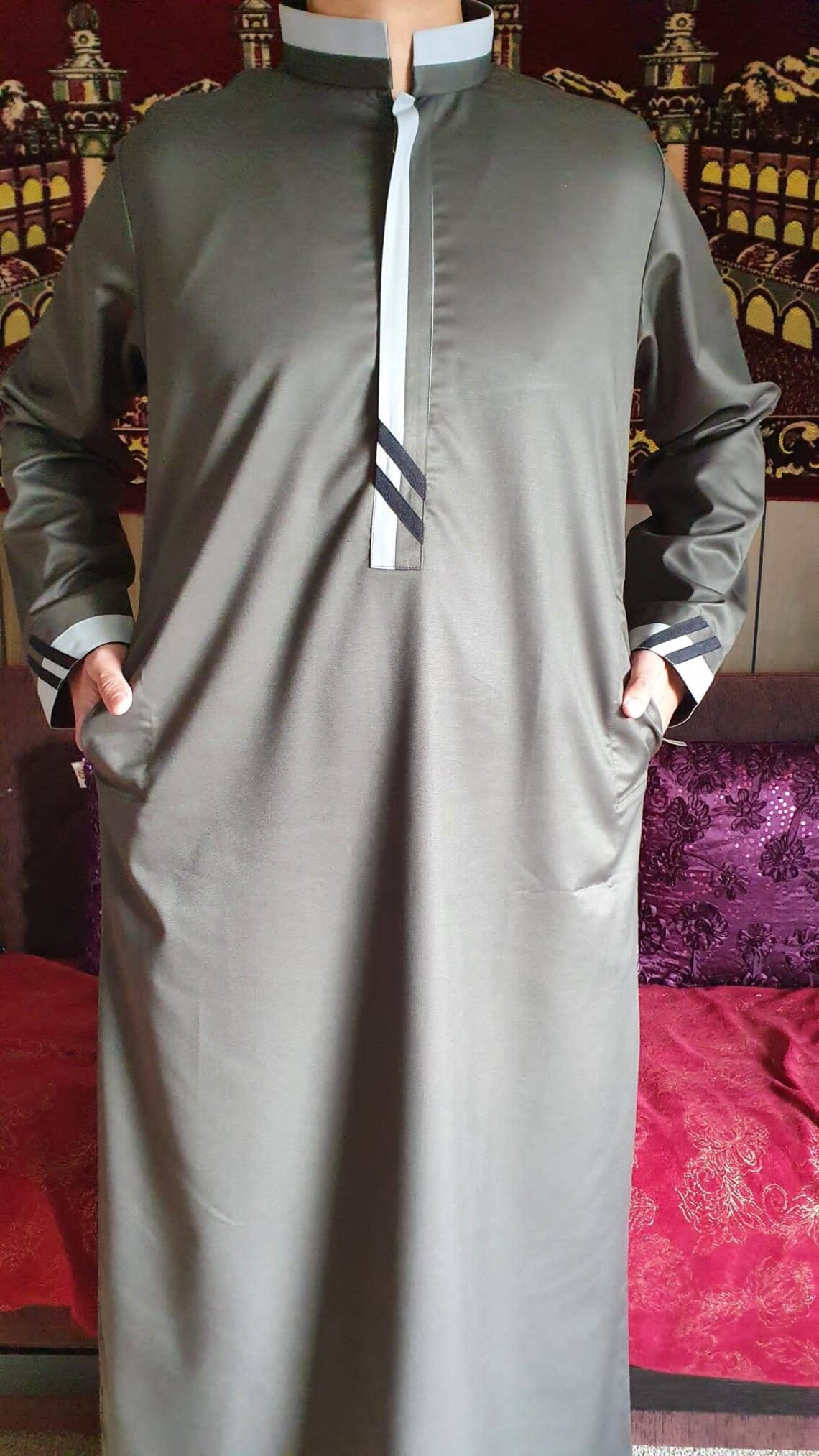 Thobes Thobe Ielegant Designer Thobe Arabic Dressislamic - Etsy