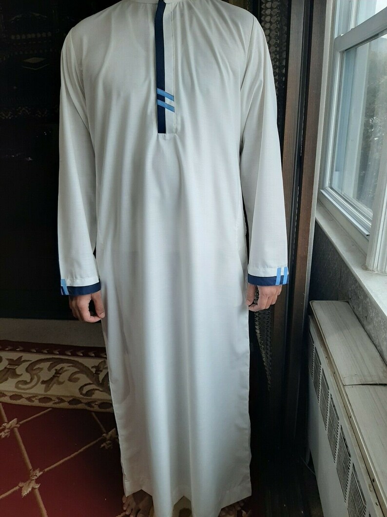 Thobes Thobe Hooded Designer Thobe Arabic Dress Islamic - Etsy