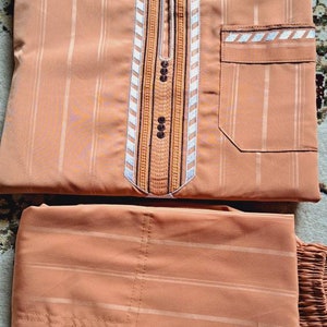 Men Thobe With Pants, African Men Wear , Islamic Clothing, Jubba Thobes ...