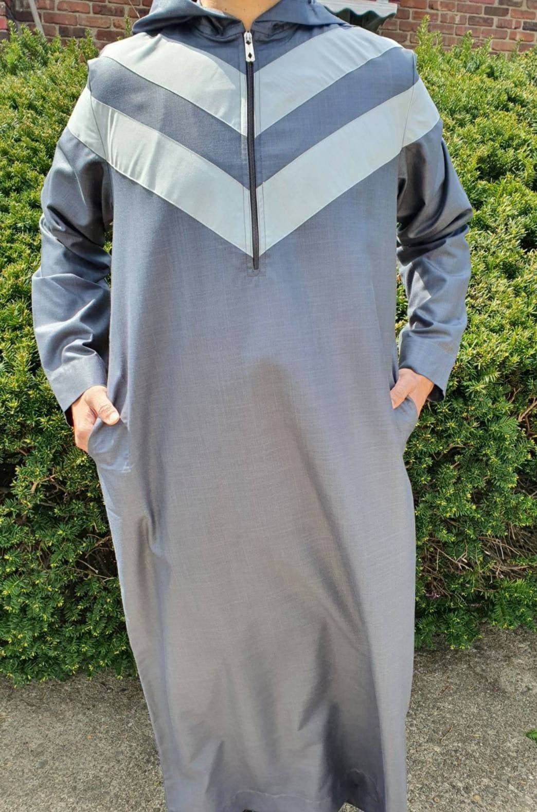 Thobes Thobe Hooded Designer Thobe Arabic Dress Islamic | Etsy