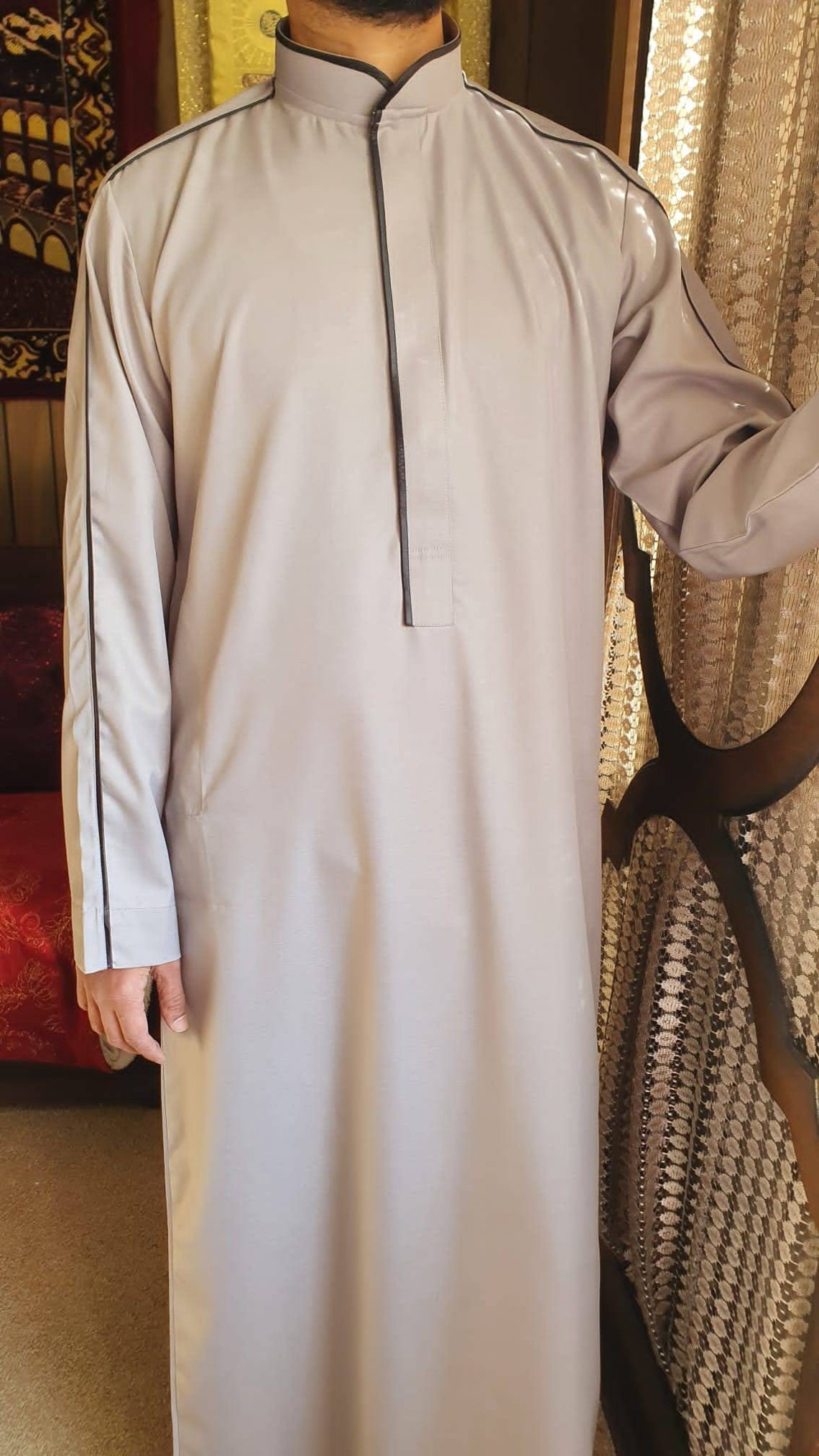 Thobes Thobe Ielegant Designer Thobe Arabic Dressislamic - Etsy