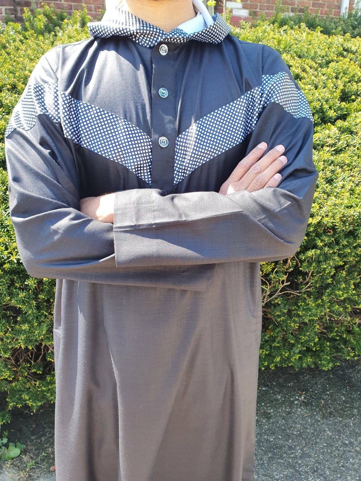 Thobes Thobe Hooded Designer Thobe Arabic Dress Islamic - Etsy