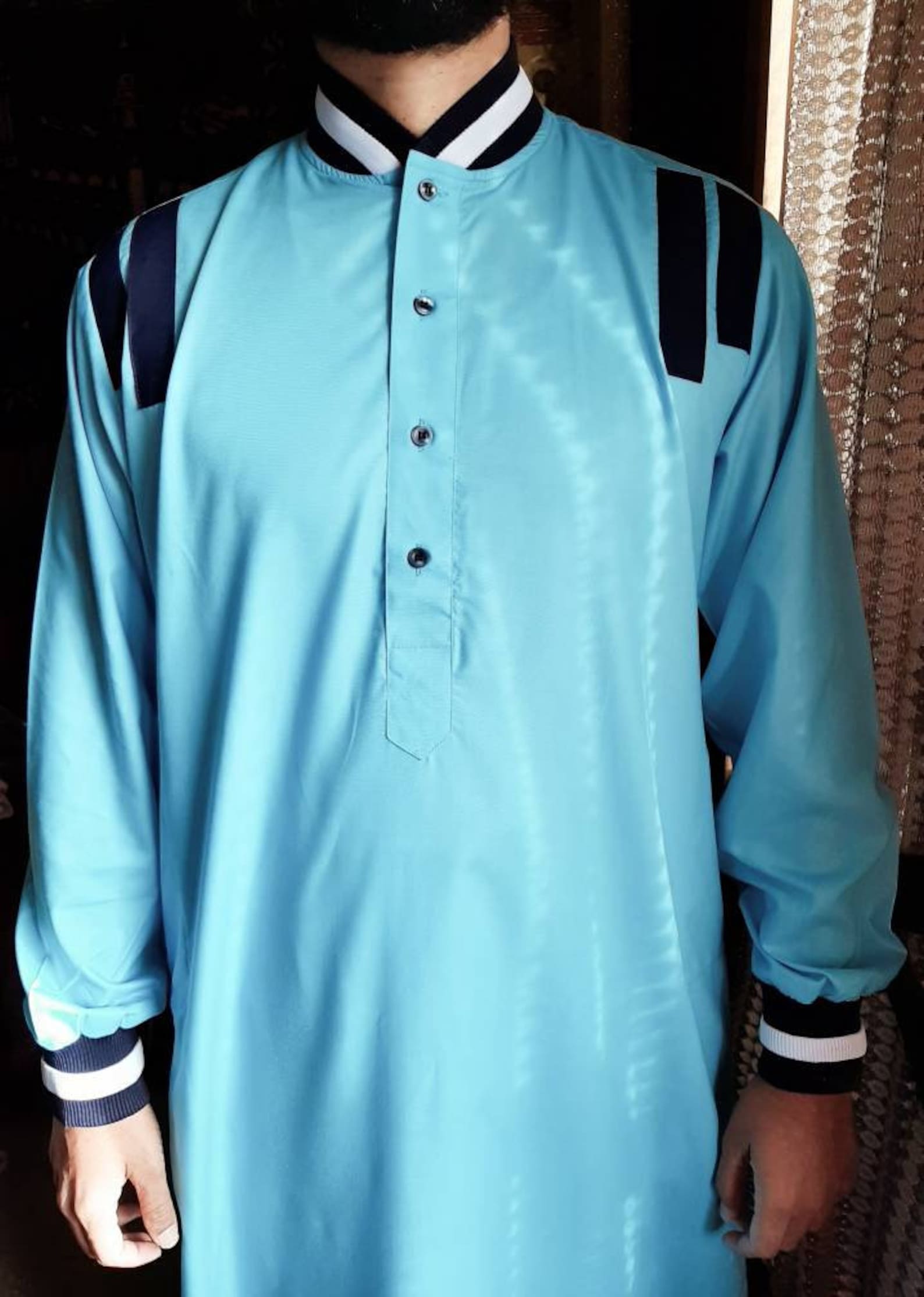 Thobe Arabic Jhubba for Muslim Prayer Clothing, Thobes for Men, Middle ...