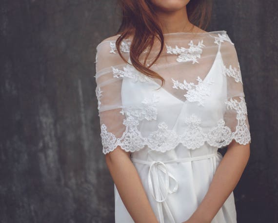 Lace Bridal Cape Lace Wedding Cover UpBridal Cover Up Lace | Etsy