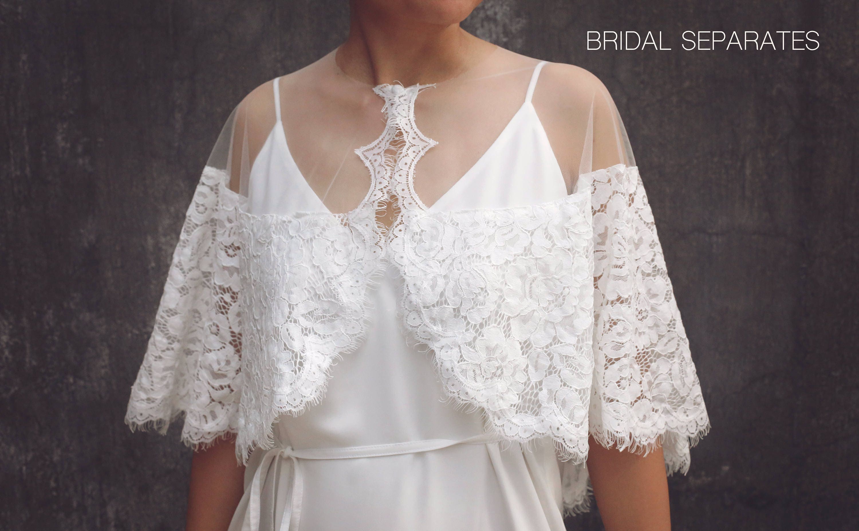 Lace Wedding Dress Cover Up Embellished Bridal Dress Cover | Etsy