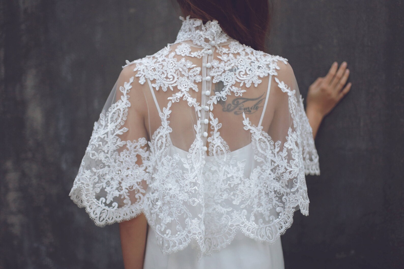 Winter Wedding Cape, Winter Bridal Cape , Winter Bridal Capelet ...