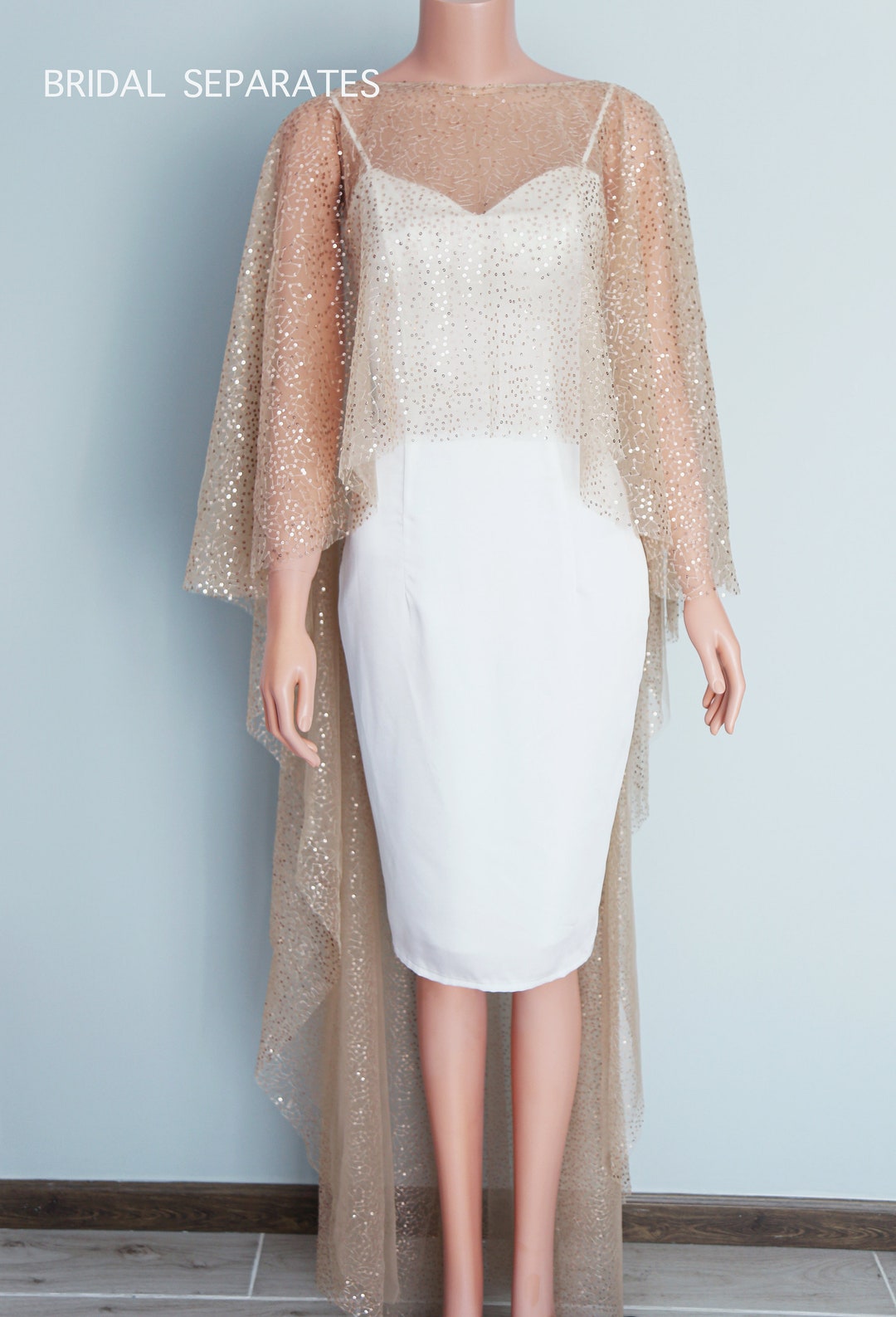 Long Cape Veil, Floor Length Wedding Cape Veil,bridal Lace Cape Veil ...