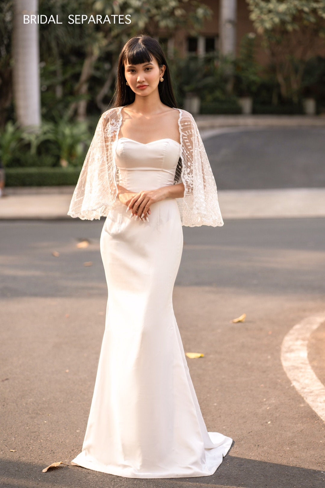 Lace Bridal Cape, Custom Wedding Cape,bridal Cover Up, Lace Bridal ...