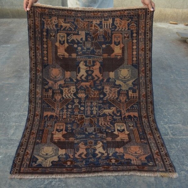 Pictorial Rug - Etsy
