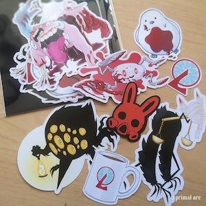Lobotomy Corporation Sticker Pack | Pack of Eight Stickers for Craft ...