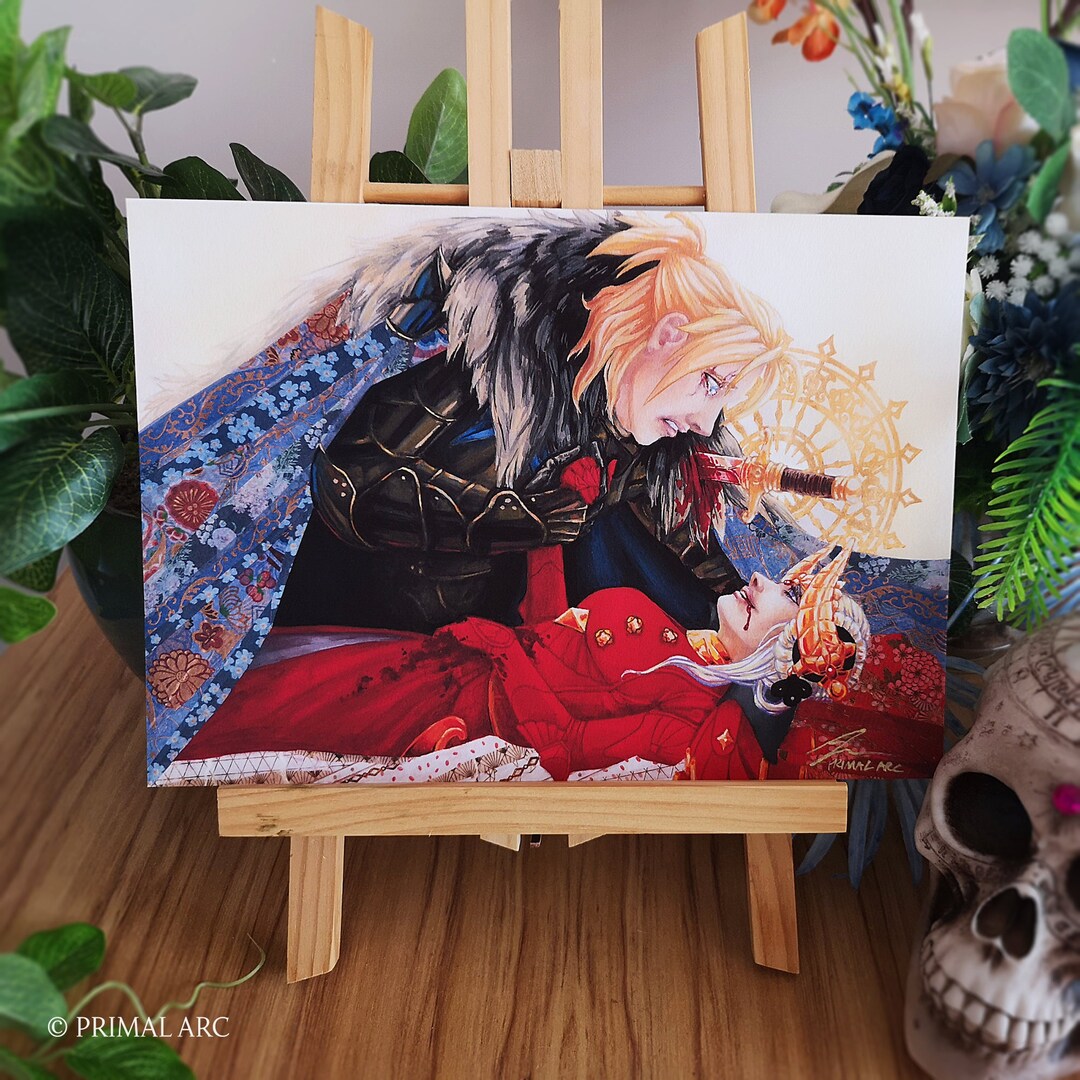 FE3H Art Print | by Blood, by Oath | Fire Emblem: Three Houses Dimitri ...