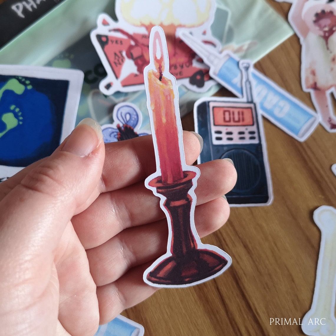 Phasmophobia Sticker Set Pack of Ten Paper Stickers - Etsy