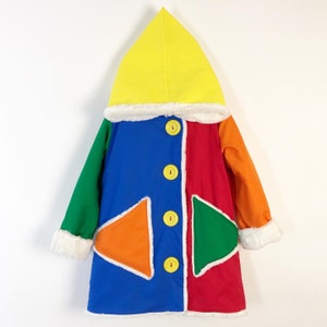 Rainbow Coat / Luxury Cuddly Lined / Colourful / Mulicoloured - Etsy