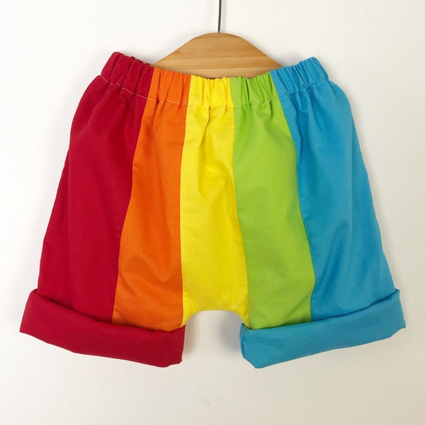 Rainbow Shorts - Etsy