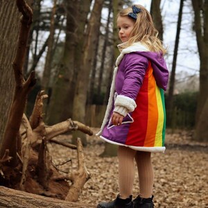 Rainbow Coat / Colourful /bright /jacket - Etsy