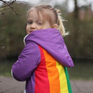 Rainbow Coat / Colourful /bright /jacket - Etsy