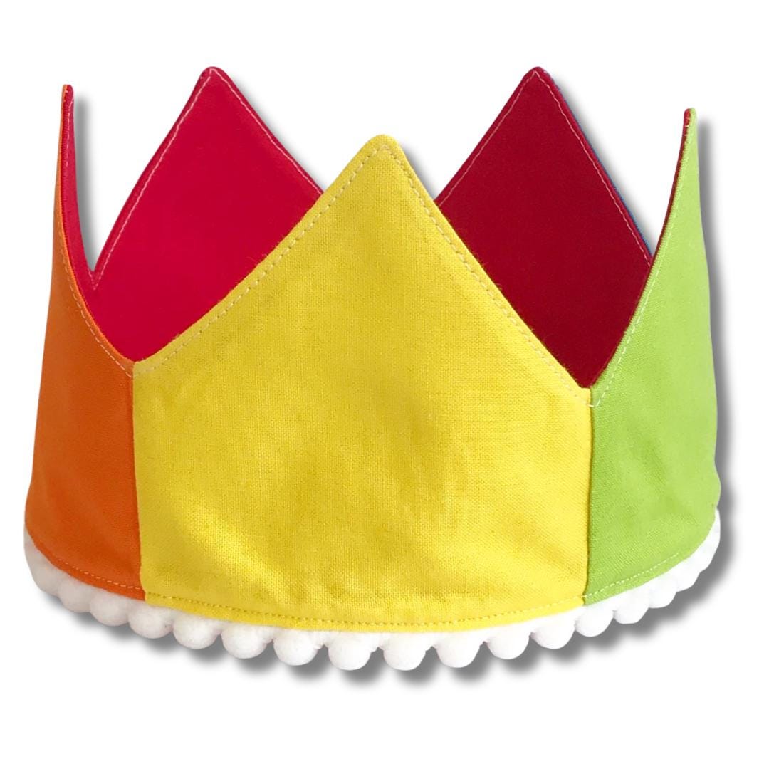 Rainbow Party Crown / Party Hat / Birthday / Rainbow - Etsy