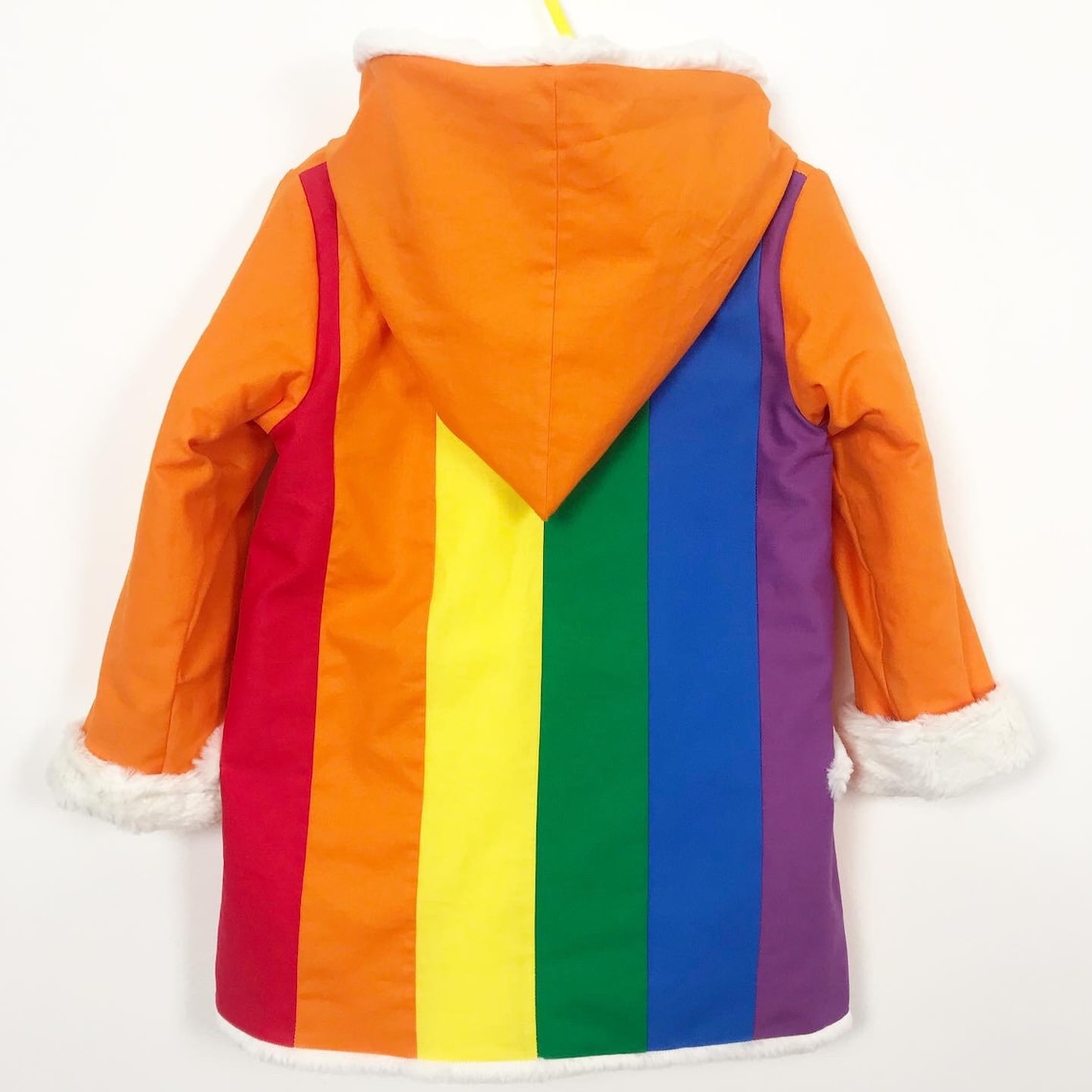 Rainbow Coat / Colourful /bright /jacket - Etsy