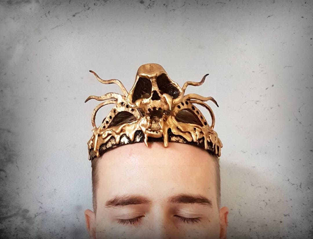 Molten Gold Zombie King Crown - Etsy