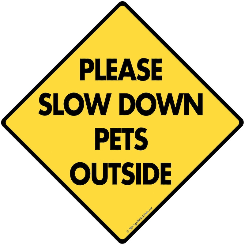 Slow Down Signs - Etsy